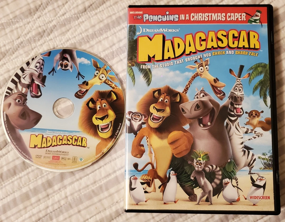 Madagascar 1 Dvd Cover
