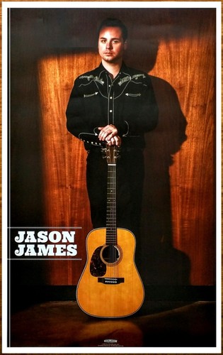 JASON JAMES S/T Ltd Ed New RARE Tour Poster! Folk Country Seems Like ...