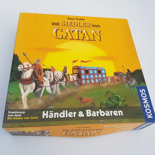 VINTAGE GERMAN DIE SIEDLER VON CATAN Handler & Barbaren ZU BOARD GAME ...