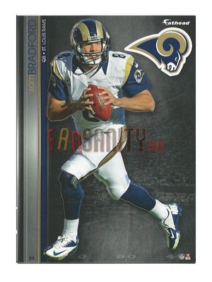 Sam Bradford St Louis Rams 64 Fathead Tradeable 2013 NFL | eBay