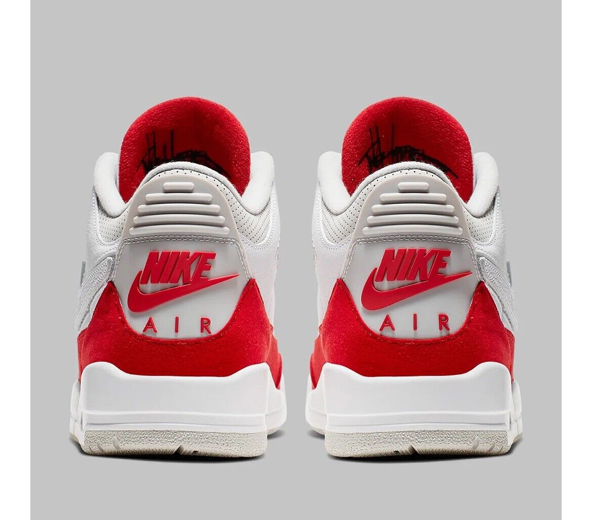 Air Jordan 3 Tinker shoe university Red removable swoosh Air Jordan 3 Tinker shoe university Red removable swoosh