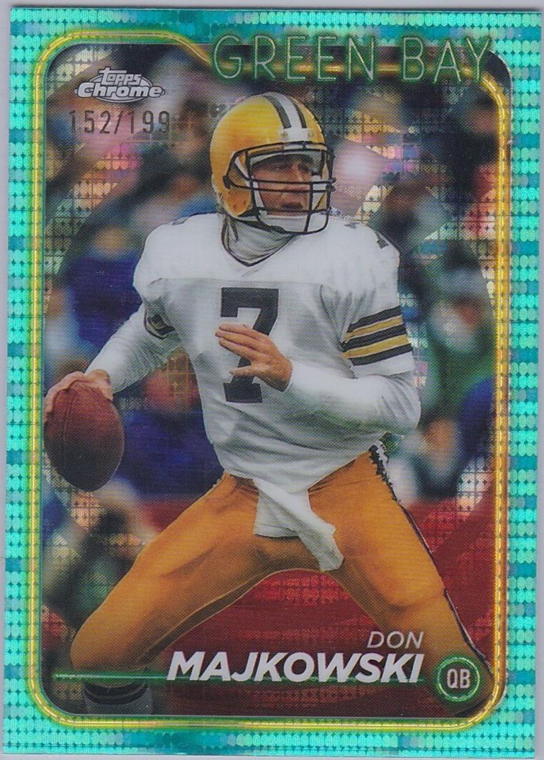 2024 Topps Chrome - Don Majkowski #77 Aqua Sonar Refractor /199 for ...