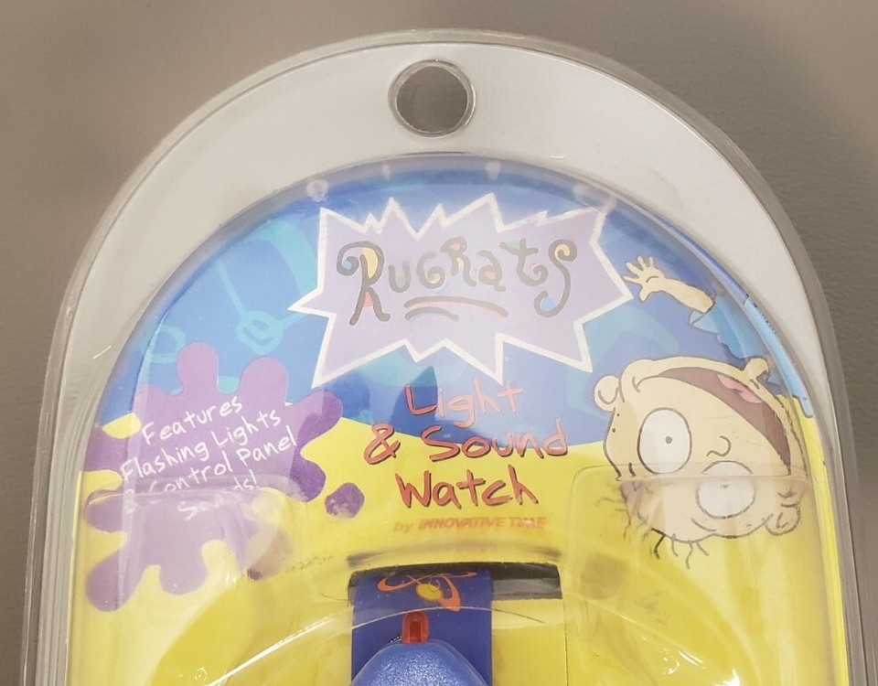 Vintage Rugrats Light & Sound Rocketship WATCH NEW 1998 nickelodeon ...