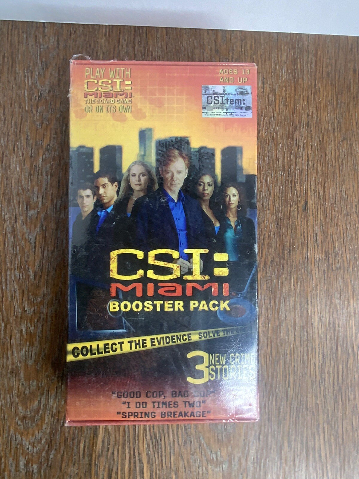 CSI Miami Booster Pack for CSI Board Game 3 Crime Stories New Sealed | eBay