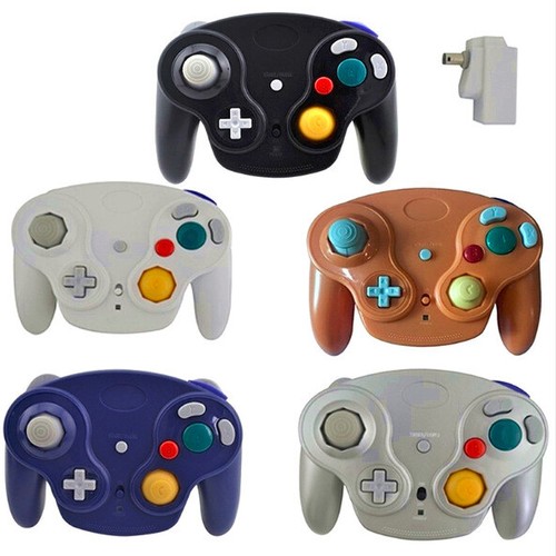 Wireless Game Controller With Adapter For Gamecube Console Retro ...