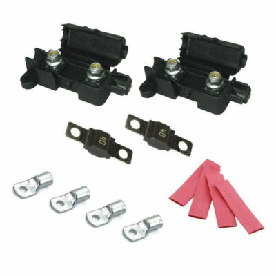 MIDI FUSE KIT & HOLDER KIT 30A AMP FUSES DUAL BATTERY BATTERIES SOUND ...