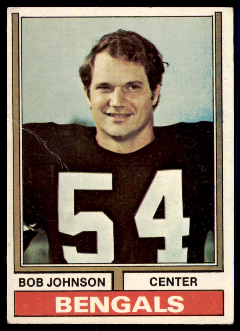 1974 Topps #424 Bob Johnson Cincinnati Bengals | eBay