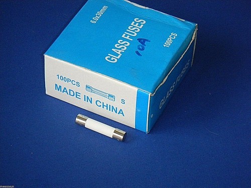 Ceramic Fuse 10 Amp Fast Acting 250V - Equivalent to Buss ABC 10 - 100 ...