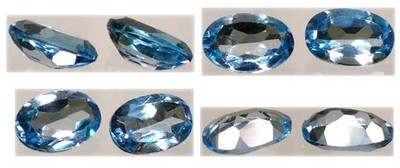 2 Antique 19thC ½ct Topaz Ancient Persian Magic Amulet Gemstones | eBay