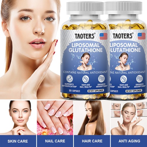 Fast Absorbing Vitamin C + Liposomal Glutathione Supplement 120 ...