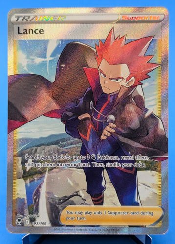 Lance 192/195 Pokémon TCG 2022 Secret Rare Trainer Silver Tempest Near ...