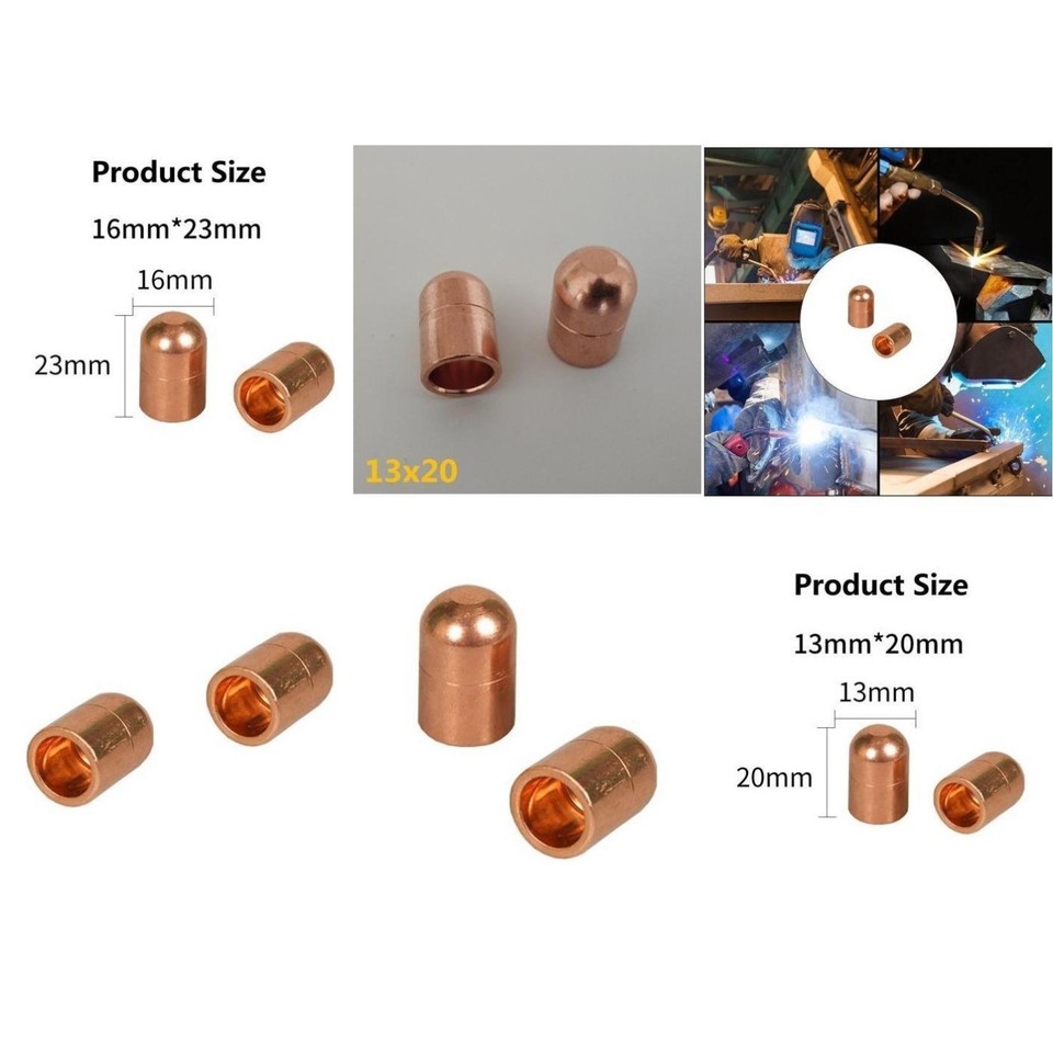 Professional Welding Welding Electrode Cap Copper Electrode Tip Welding ...