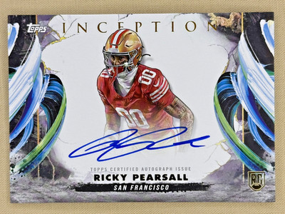 2024 Topps Inception Ricky Pearsall RC on card variation autograph KC ...
