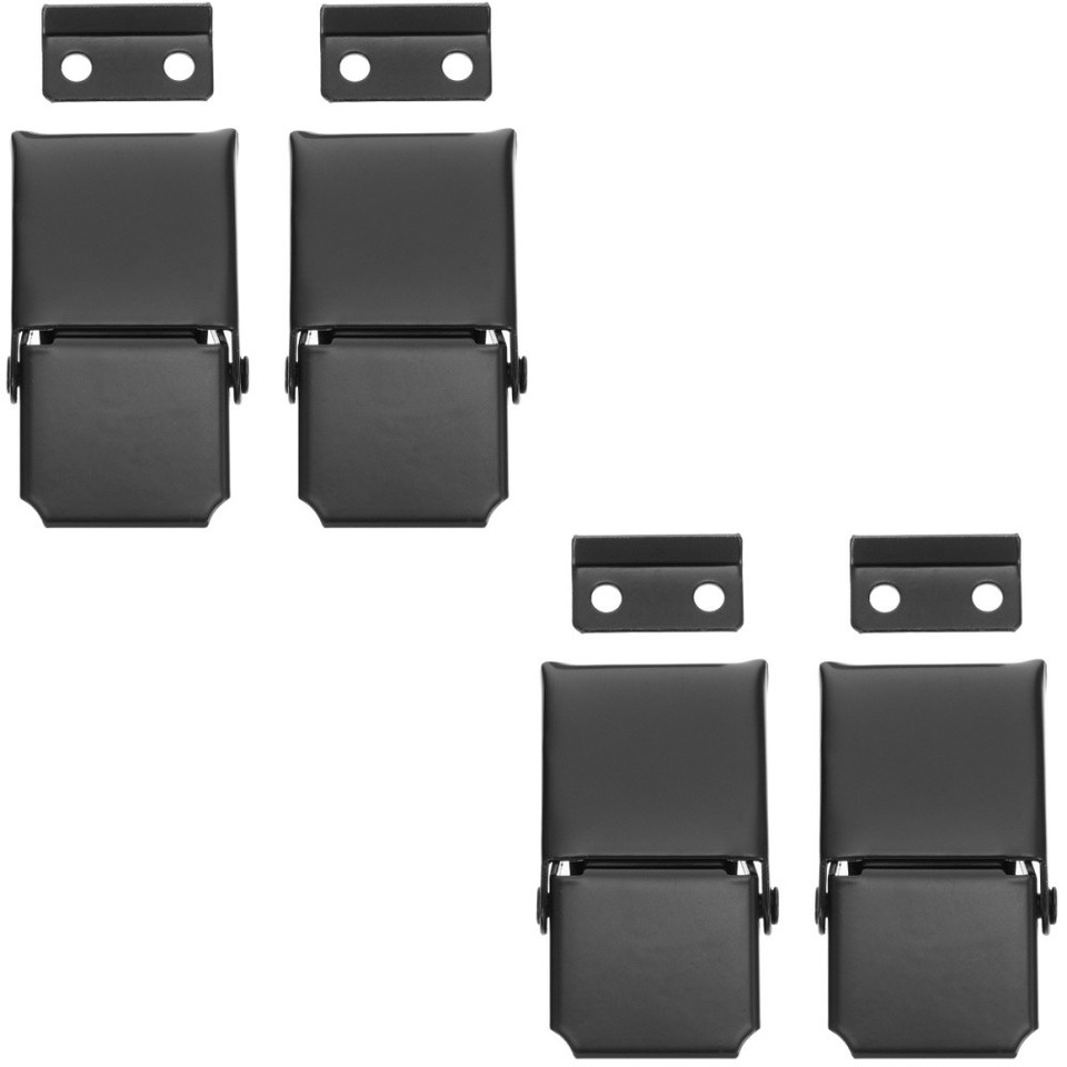 2 Pack Stainless Steel Buckle Lock Hasps for Padlocks Metal Latch | eBay