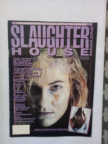 Slaughterhouse Magazine #3 1989 PUPPETMASTER SWAMP THING STUART GORDON ...