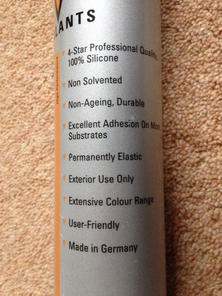 Pro Silicone Sealant 100% EVT Pure 4star Grade A, Brown Non-Ageing ...