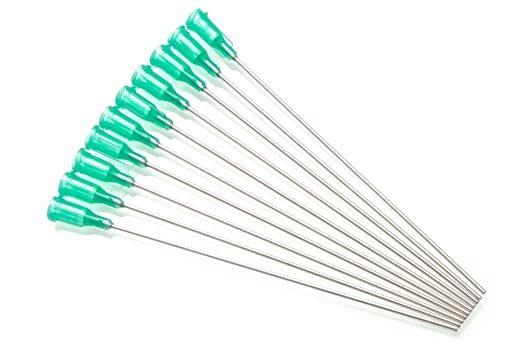 Dispense All - 4 Inch Blunt Tipped Dispensing Needles, Luer Lock, 10 ...