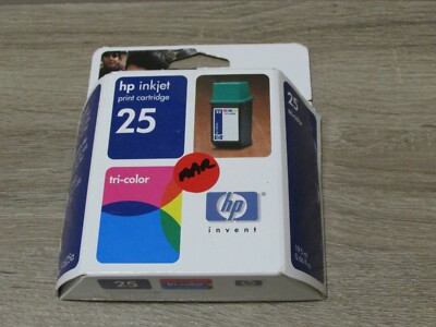 New HP 25 Tri-Color Ink Cartridge 51625A Expires: 02/2005 | eBay