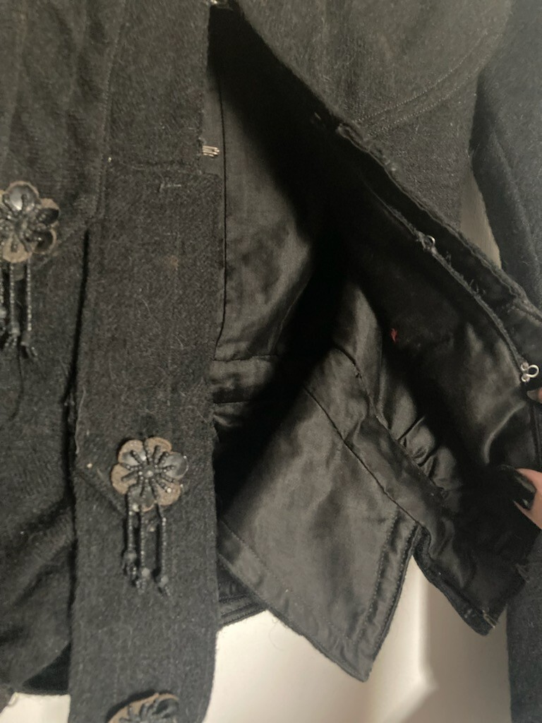 Vintage Edwardian Wool Jacket- 1900s Black | eBay