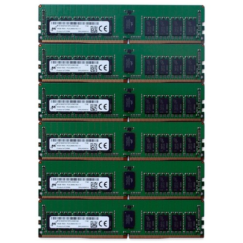 Micron Dell PowerEdge T440 T640 M640 FC640 96GB (6x16GB) DDR4 2666MHz ...