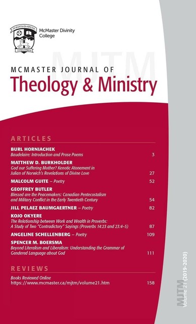 McMaster Journal of Theology and Ministry von David J. Fuller (2021 ...