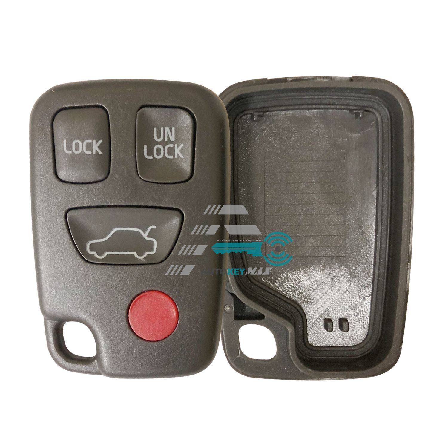 REPLACEMENT KEYLESS REMOTE KEY FOB SHELL KIT FOR VOLVO S40 V40 C70 S70 ...