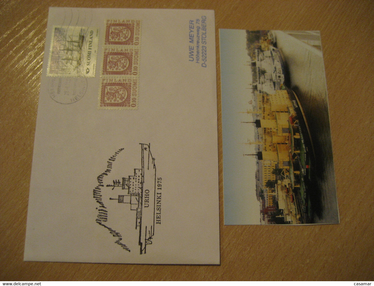 Urho Icebreaker Brise-Glace Ship Cover Helsinki 2001 Cancel Polar ...