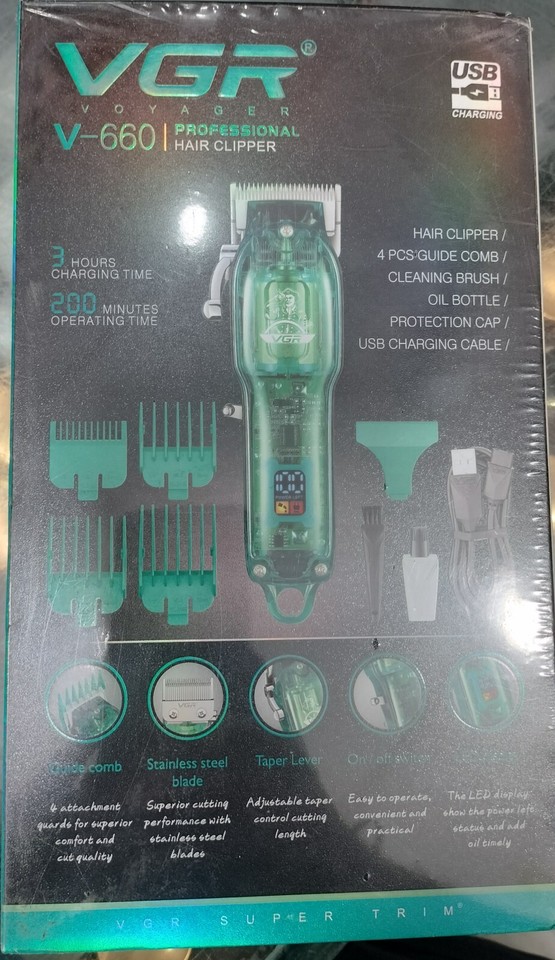 VGR V-660 Professional Multipurpose Beard and Hair Trimmer with Hair ...