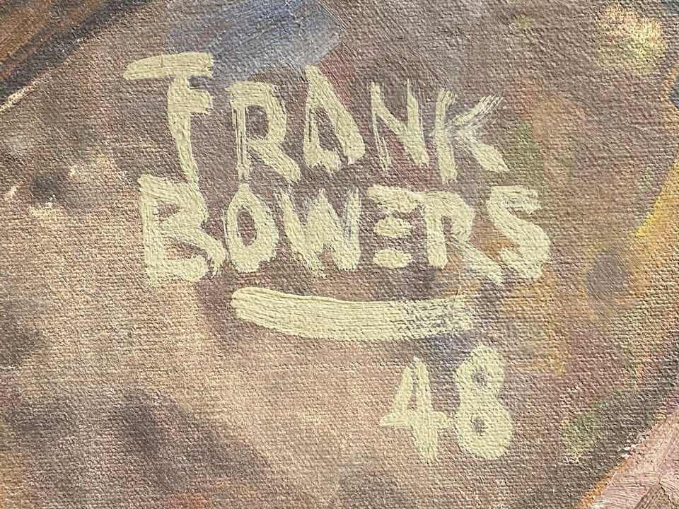 🔥 Historic RARE Vintage Tiki Bar Los Angeles Mural Oil Painting FRANK ...