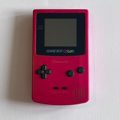 Gameboy Color CGB-001 — Berry / Red / Fuchsia — Nintendo Gameboy Game ...