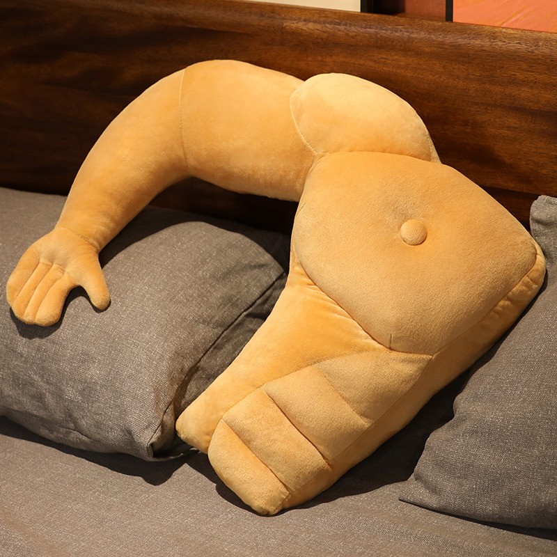 Muscle Man Pillow Hunky Husband Cuddle Companion Boyfriend Ripped Body ...