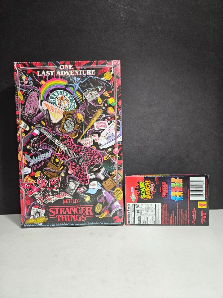 Kellogg’s Stranger Things Demogorgon Crunch Cereal 1 Box & sour Patch ...