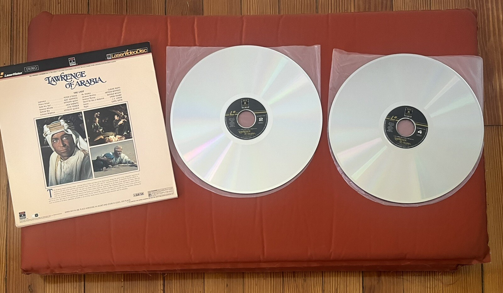 LAWRENCE OF ARABIA 2 Laserdisc LD Set Pan & Scan Full Frame Stereo ...
