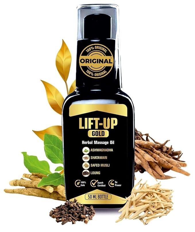 Lift Up Oil for Men, Massage Oil for Men | 50 ml pack| 100% Pure ...