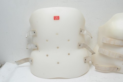 Clamshell Back Brace Orthosis Scoliosis Kyphosis Overlap White | eBay