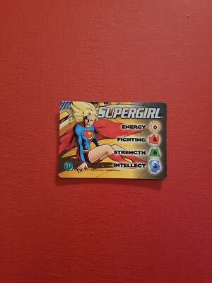 FLEER DC OVERPOWER - SUPERGIRL HERO CHARACTER GAME CARD | eBay