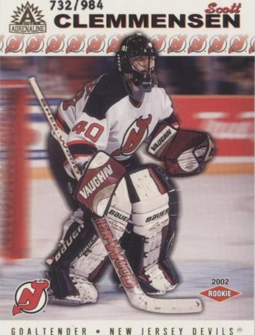 2001-02 Pacific Adrenaline - Scott Clemmensen #214 /984 (RC) for sale ...