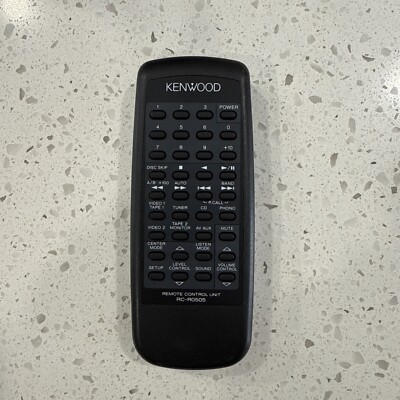 Kenwood Remote Control Unit RC-R0505 Tested Original | eBay