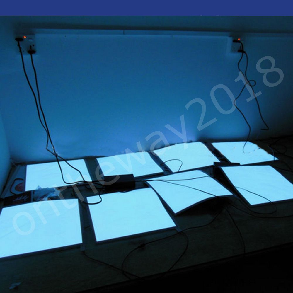 Electroluminescent A5 Cuttable EL Panel Red Paper Neon Sheet With 12V ...