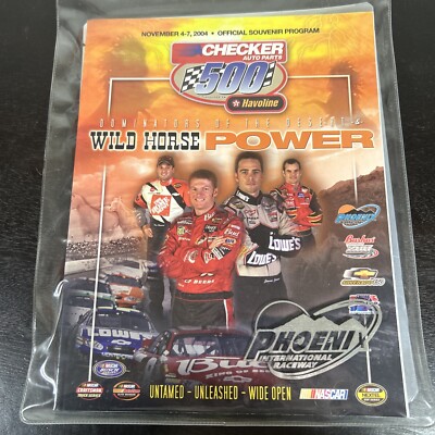 NASCAR Program 2004 Checker Auto Parts 500 Phoenix International MINT ...