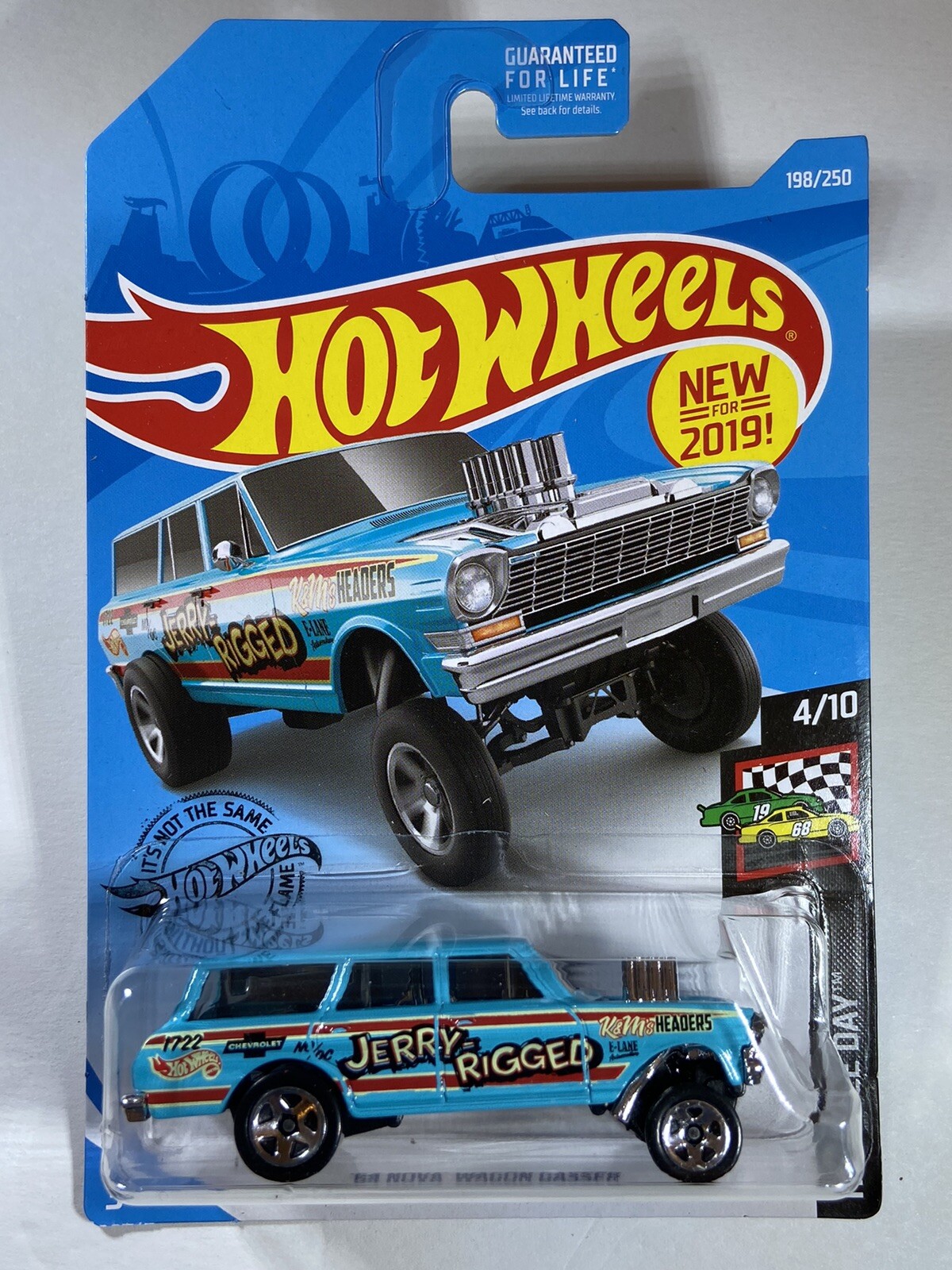 Hot Wheels Jerry Rigged ‘64 Nova Wagon Gasser HW Race Day Chevy Diecast ...