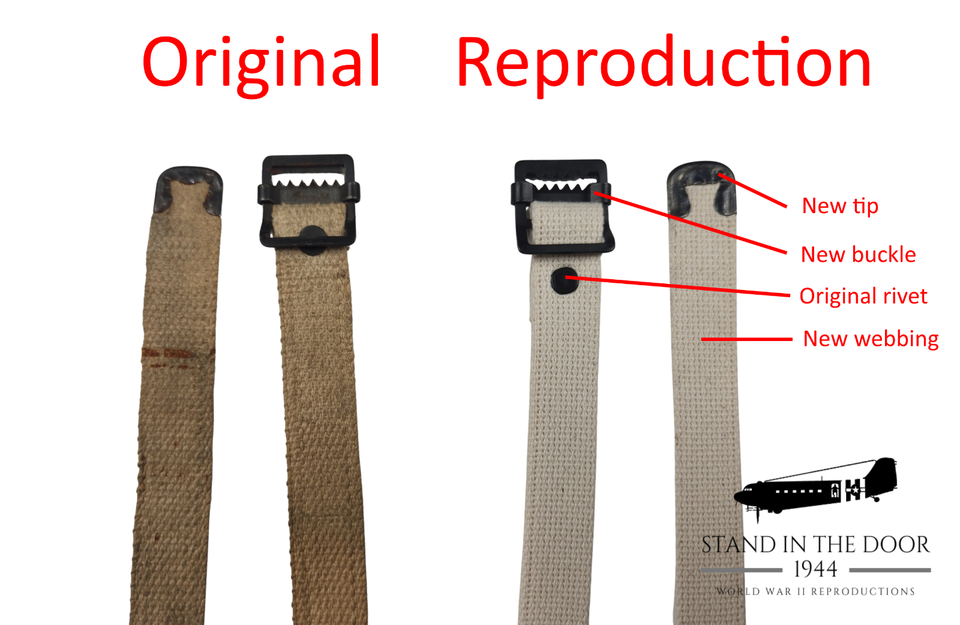 WW2 Paratrooper Leg Strap extra long/hawkins mine/m3 knife/GI cot ...