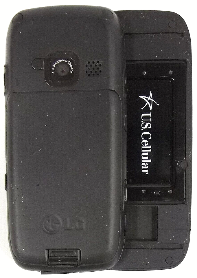 LG Scoop / Rumor UX260 Slider Phone | Black and Blue | U.S. Cellular ...