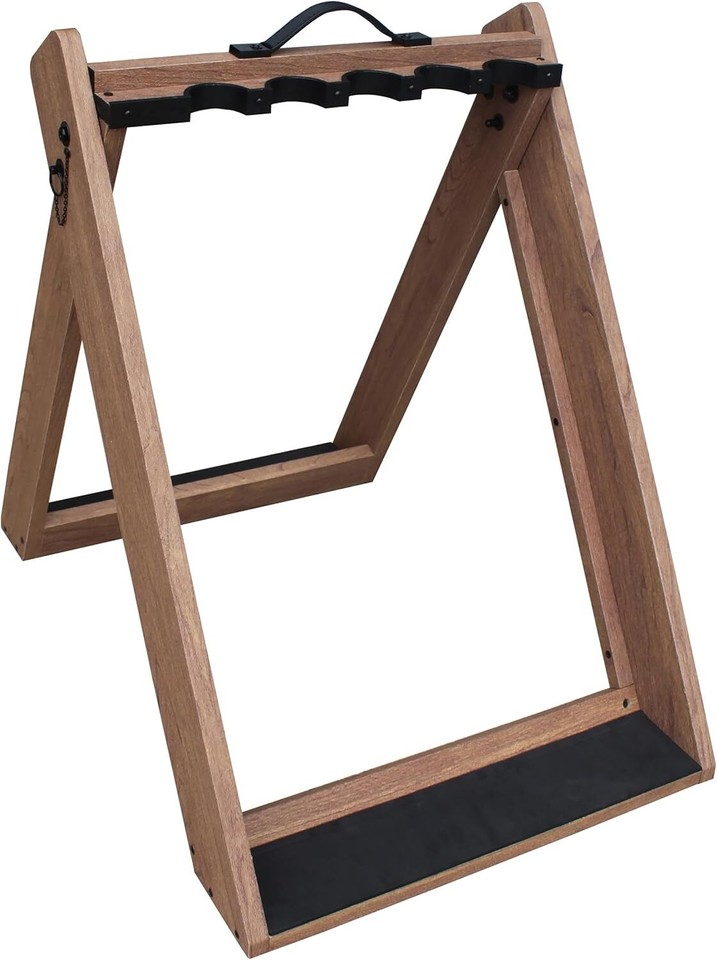 Deer Camp Portable Folding Gun Rack 10 Gun Standing Rack Indoor Display ...