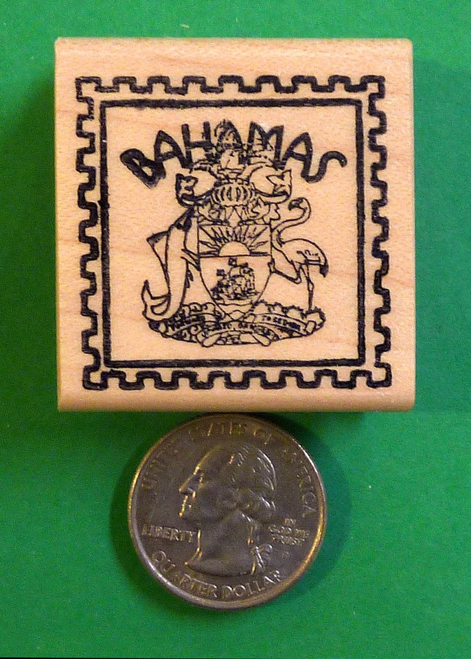 Country and Continent Passport Stamp Frame Rubber Stamps, wood mtd ...