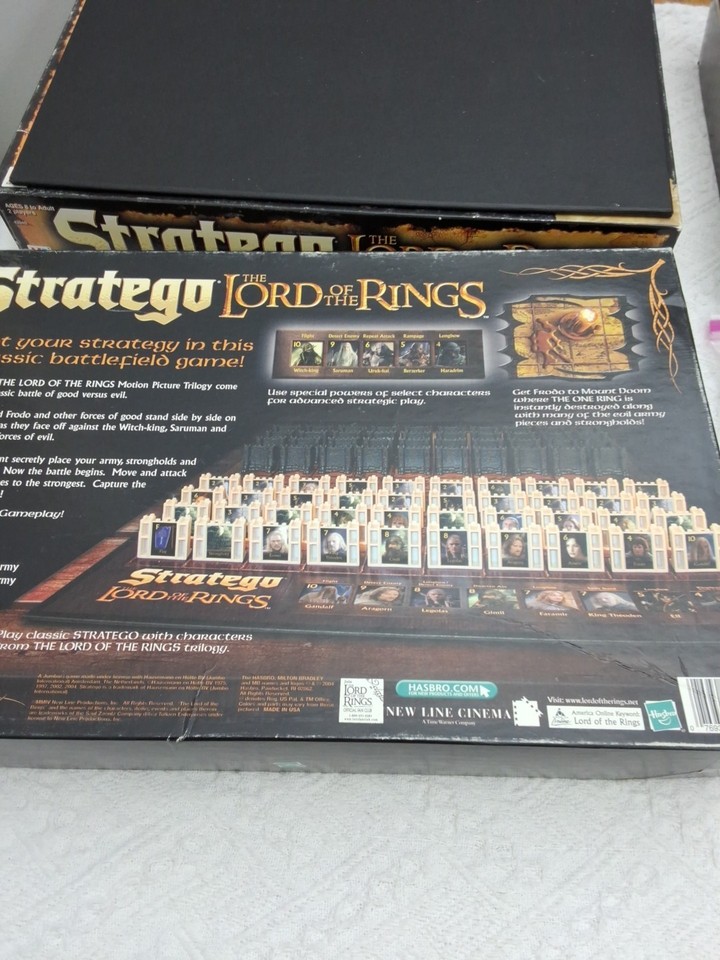 Stratego - Lord of the Rings Trilogy COMPLETE SET 2004 GOOD CONDITION ...