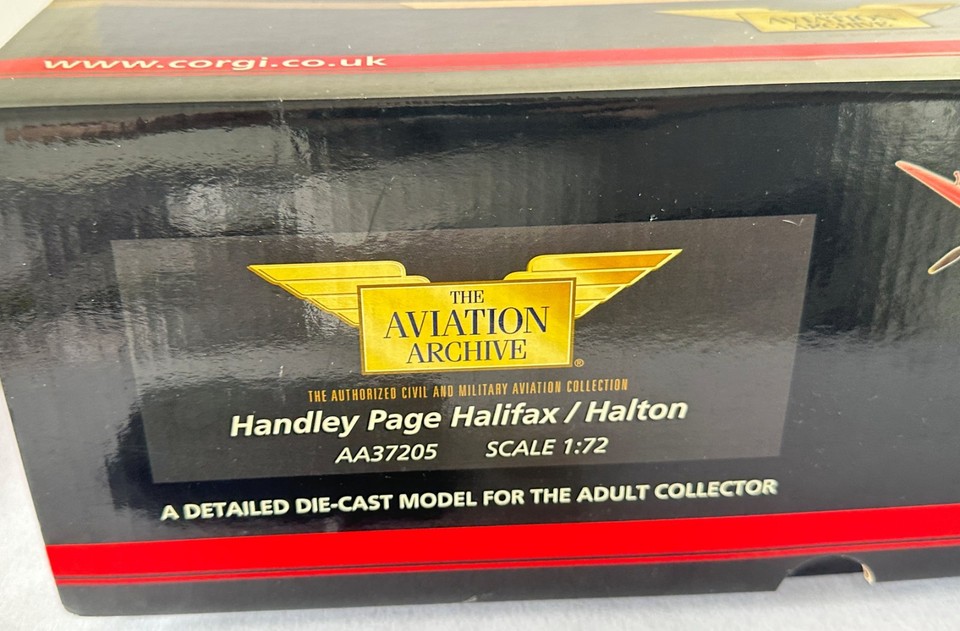 Handley Page Halifax / Halton Eagle Aviation Corgi Model Scale 1:172 ...