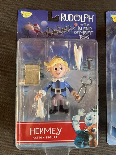 RUDOLPH Island of Misfit Toys HERMEY Dentist & Foreman Elf Figure ...