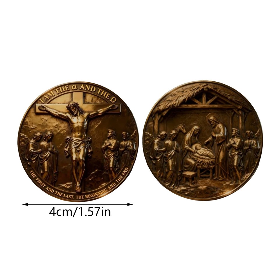 I AM A SIMPLE MAN, BELIEVE IN JESUS Commemorative Coin A small token of ...