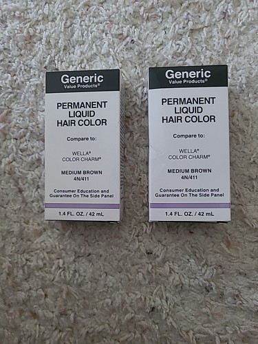 Generic Value Products PERMANENT LIQUID HAIR COLOR 1.4 FL. OZ./42mL | eBay